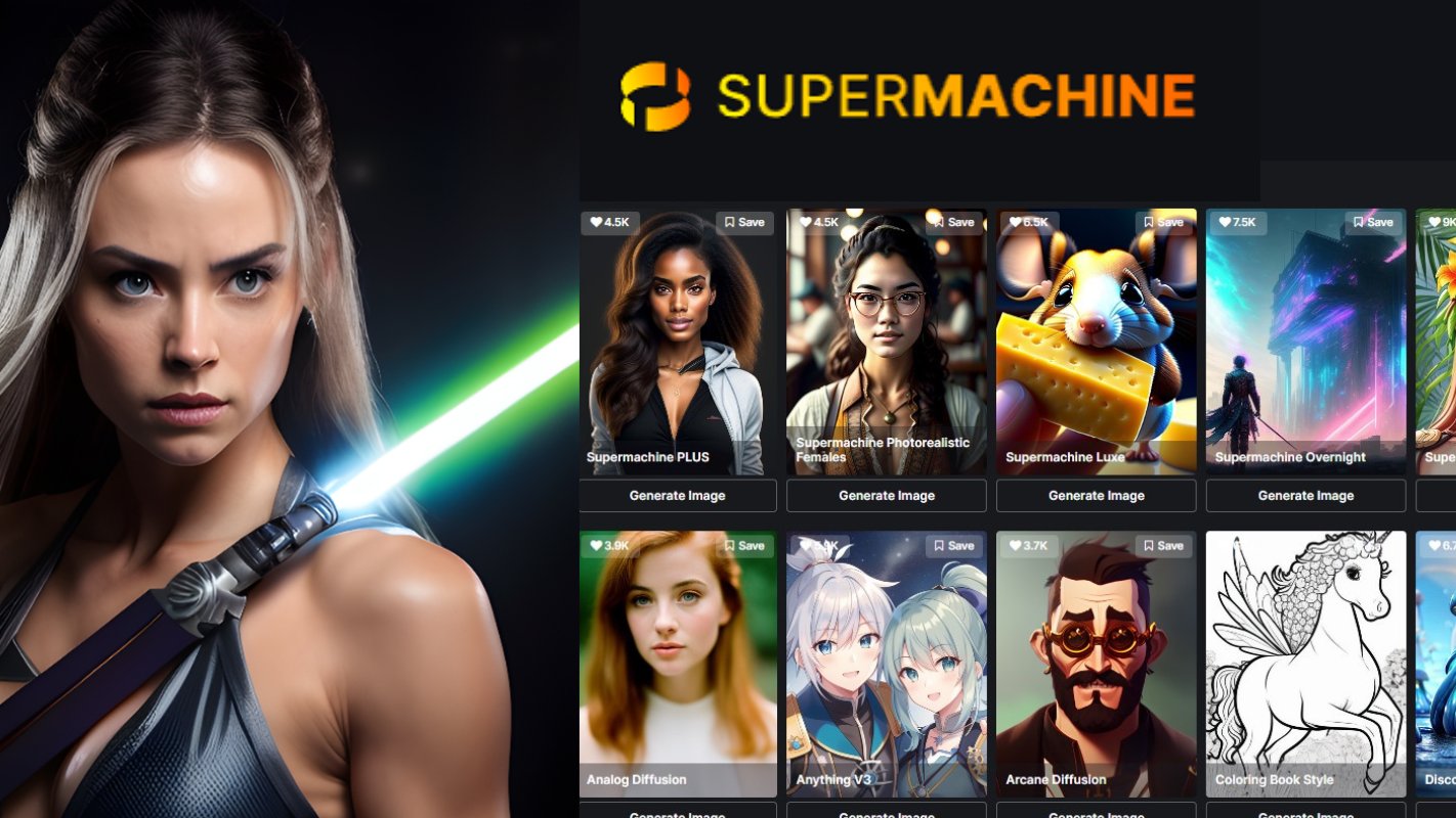 Supermachine im Test - der beste KI-Bildgenerator in 2023?